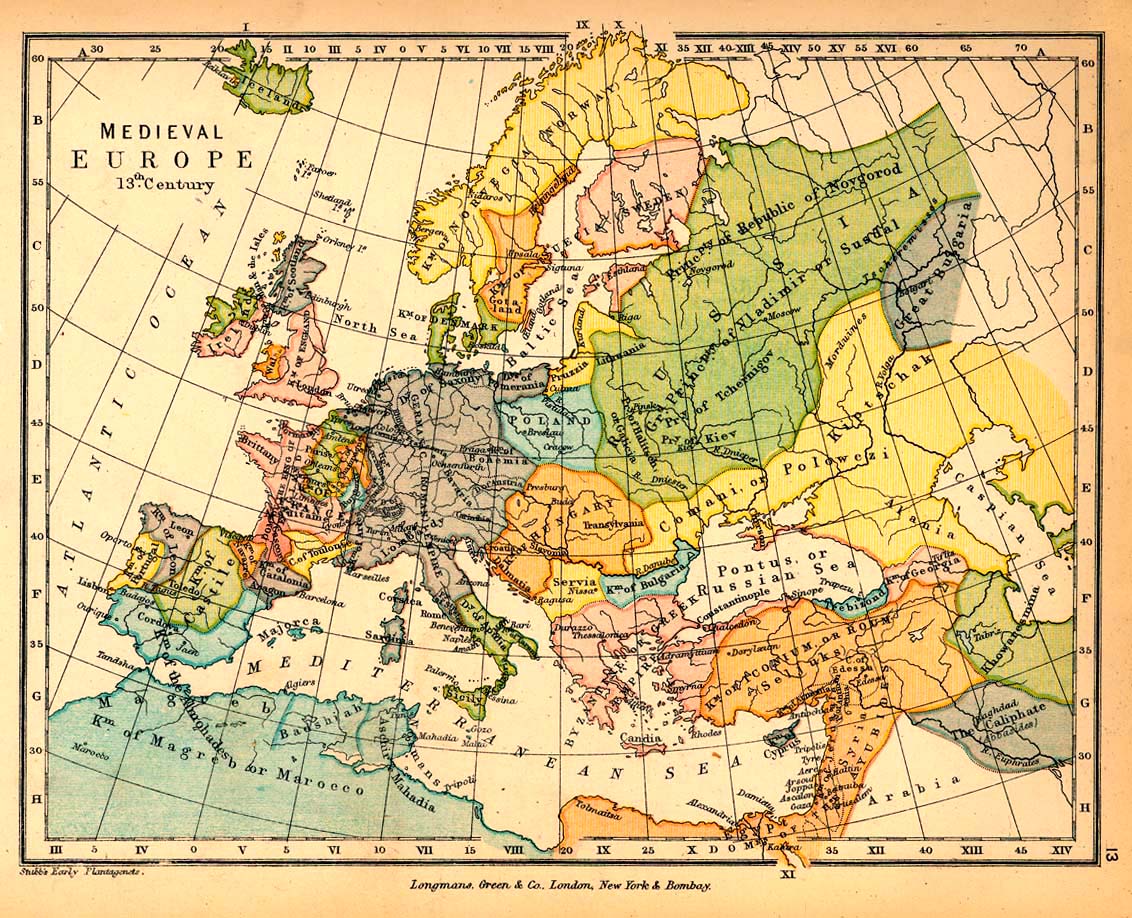 Ancient Medieval European Kingdoms Principalities